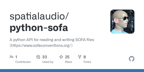 Github Spatialaudiopython Sofa A Python Api For Reading And Writing