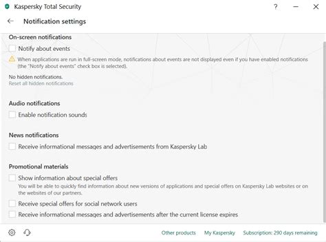How To Disable Kaspersky Notifications For Kaspersky Secure Connection And Other Suchlike