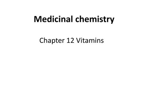 Ppt Medicinal Chemistry Powerpoint Presentation Free Download Id