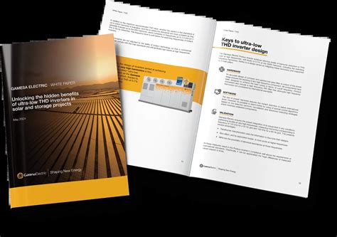Gamesa Electric Publishes White Paper On Ultra Low Thd Inverters Technology