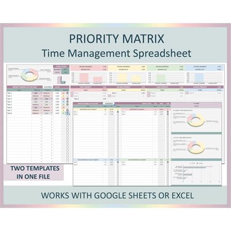 Prioritization Matrix Task Planner Task Tracker Priority Matrix