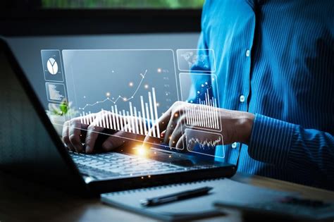Premium Photo Businessman Analyzing Business Enterprise Data