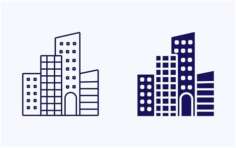 Premium Vector Tech Park Building Illustration Icon