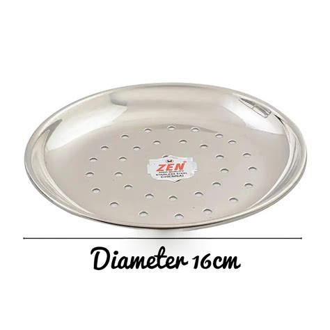 Stainless Steel Idiyappam Stand With 4 Plates Momos Steamer
