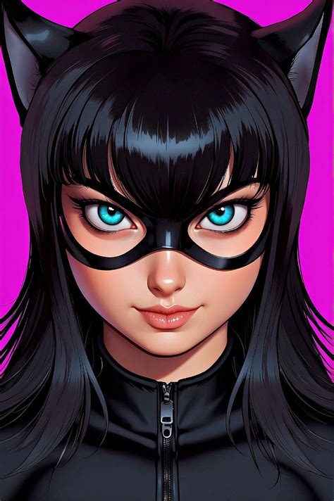 Download Catwoman Costume Woman Royalty Free Stock Illustration