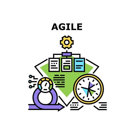 Agile Development Process Vector Illustration Vector Art At Vecteezy