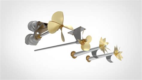 Ship Propulsion Model 3d Model Cgtrader