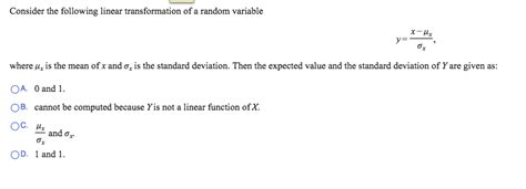 Solved Suppose That The Random Variables Xand Yare