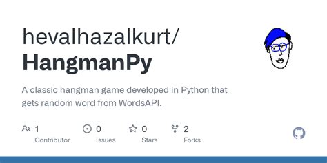 Github Hevalhazalkurthangmanpy A Classic Hangman Game Developed In