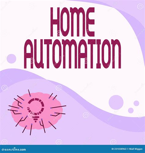 Conceptual Caption Home Automation Word For Home Solution That Enables Automating The Bulk Of