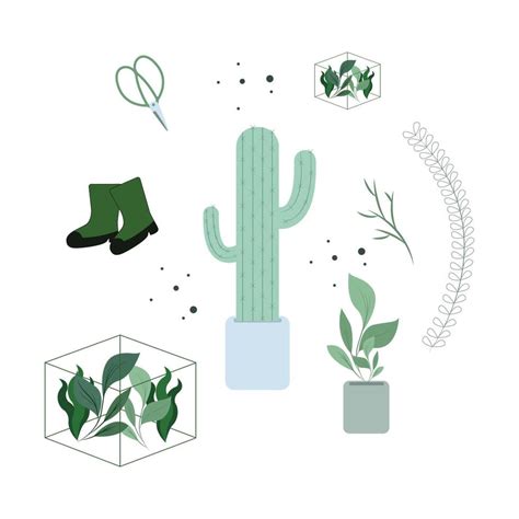 Set Of Plant And Agriculture Icons Vector Background 41417730 Vector