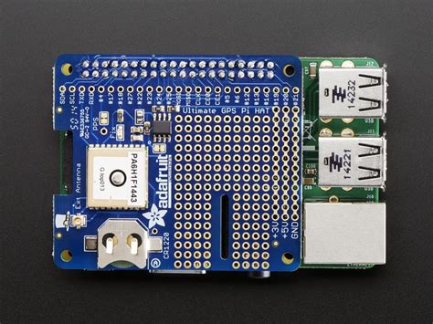 Adafruit Ultimate Gps Hat Raspberry Pi Abpi 2pi 3lle Opencircuit