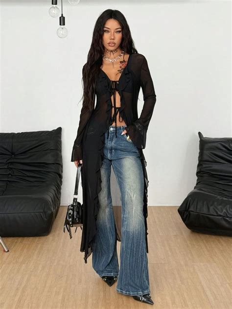 Women Fall All Season Streetwear Boho Fairycore Daily Wear Rave