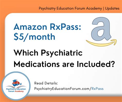 Amazon Rxpass 5month Generics Psychiatry Education Forum