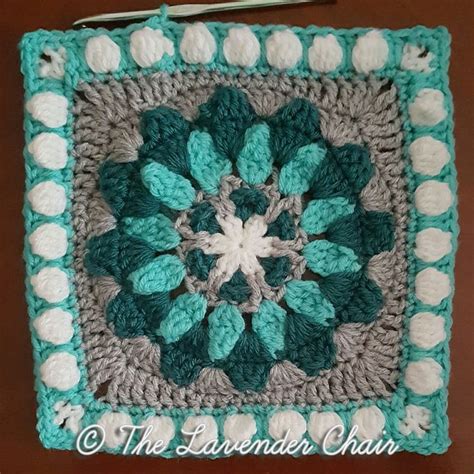 Magnolia Compass Mandala Square Crochet Pattern Crochet Squares