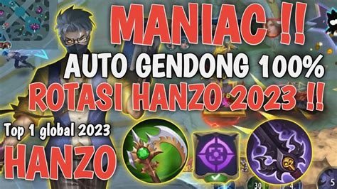 HANZO DI KASIH MANIAC AUTO GENDONG TEAM HANZO TOP 1 GLOBAL 2023