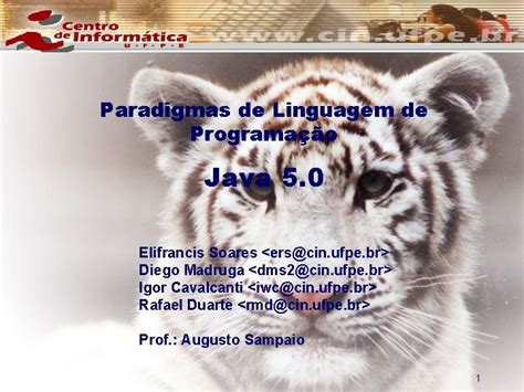 Paradigmas De Linguagem De Programao Java 5 0