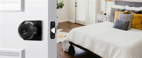 Goldenwarm Black Door Knobs Matte Black Privacy Door Knob Interior