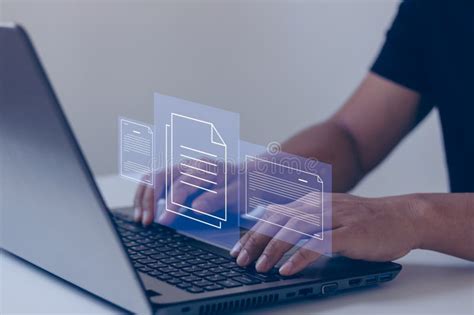 online documentation database and document management system concept