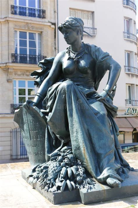 Women Statue Paris Editorial Photography Image Of Cast