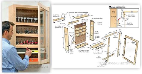 2705 Router Bit Cabinet Plans • Woodarchivist