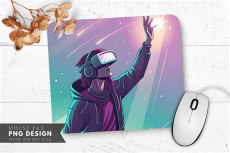 Vr Interaction Character Mouse Pad Graphic By Regulrcrative · Creative