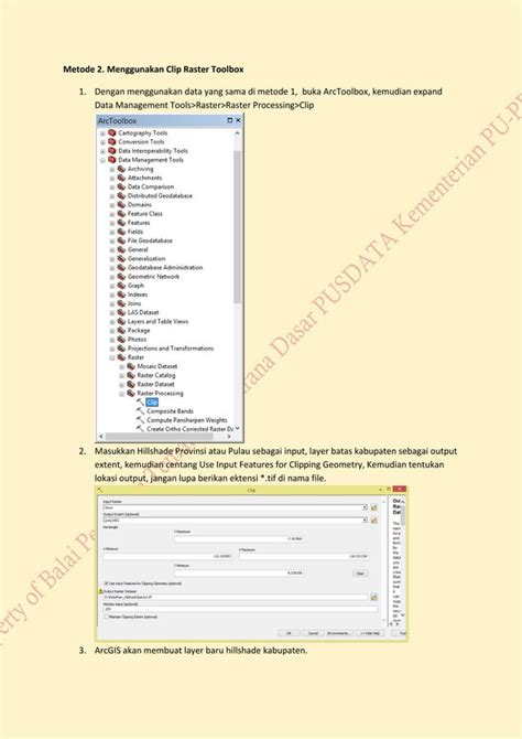 Tiga Cara Memotong File Raster Sesuai Batas Polygon Menggunakan ArcGIS