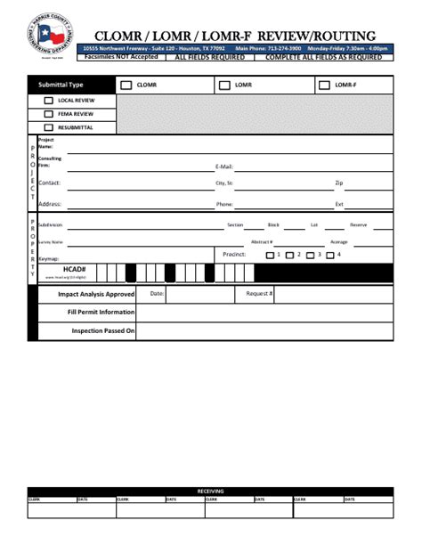 Harris County Texas Clomr Lomr Lomr F Review Routing Fill Out Sign