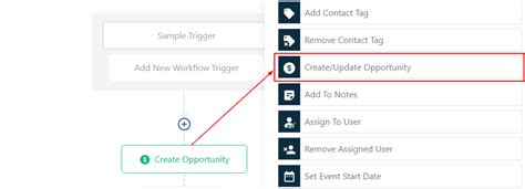 add update opportunity crm actions marketingplex support library