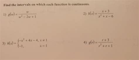 Solved Find The Intervals On Which Each Function Is Chegg