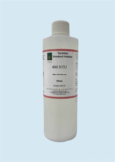 Turbidity Standard 400ntu 500ml Australian Scientific