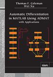 Automatic Differentiation in MATLAB Using ADMAT with Applications - MATLAB & Simulink Books