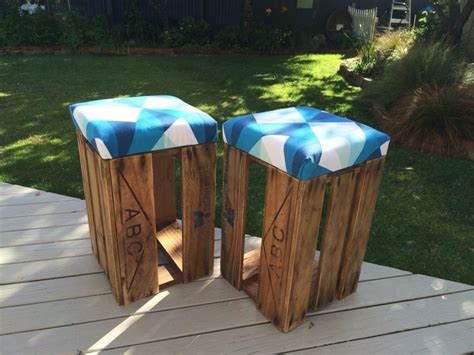 Old Beer Crates Repurposed Into Funky Stools Beer Crate Crate