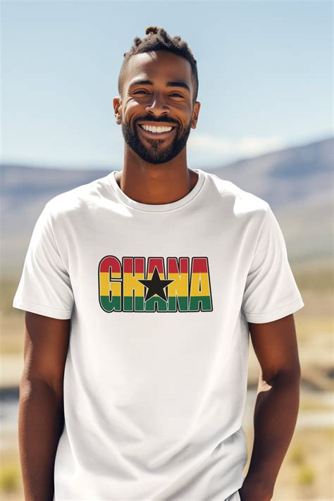 Ghana Tshirt Ghanaian Flag West Africa Accra African Flags Etsy Uk