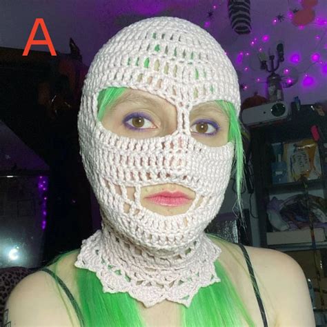 Halloween 3 Hole Knitted Full Face Cover Ski Mask Winter Balaclava