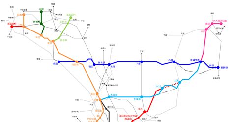 Railway 全線路線図【架空鉄道 北武急行】 April 29th 2016 Pixiv