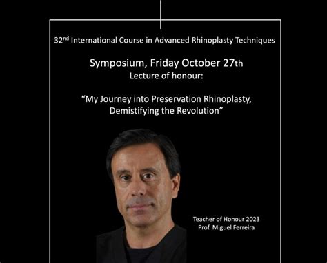 Dirk Jan Menger On Linkedin International Course In Advanced Rhinoplasty Techniques Utrecht The…