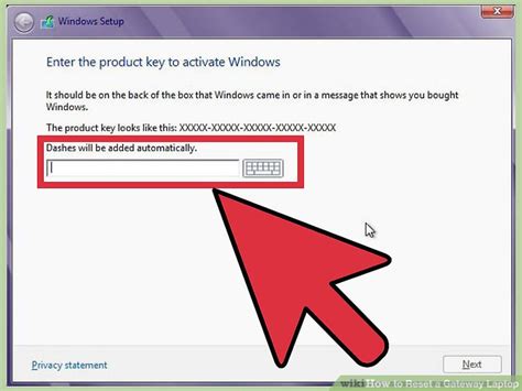 how to reset a gateway laptop with pictures wikihow