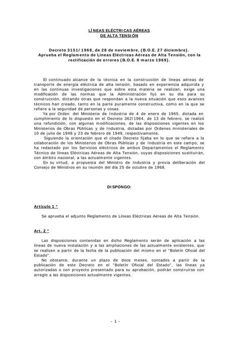 PDF LÍNEAS ELÉCTRICAS AÉREAS DE ALTA TENSIÓN su tipo y sistema de fijación de los
