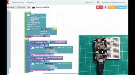 Programación Gráfica Del Esp8266 Ya En Arduinoblocks Otro Salto En El