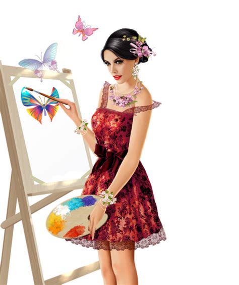 Tube Femme Illustraties Peintre
