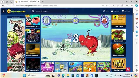 Spongebob Squarepants Reef Rumble Tournament Squidward Youtube