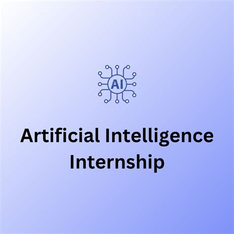Free Artificial Intelligence Internship Online Internship