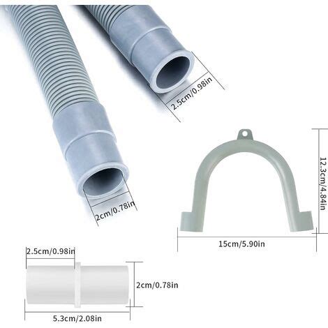 Tuyau de vidange pour machine à laver tuyau de vidange universel