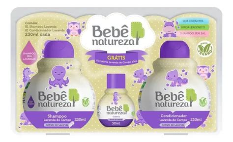 Kit Bebe Natureza Ml Lavanda Shampoo Cond Colonia Vegano Mercadolivre