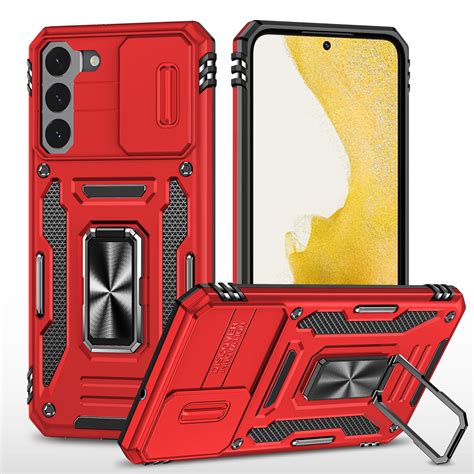 Mantto For Samsung Galaxy S23 Plus Case With Kickstand Military Grade Built In 360 Rotate