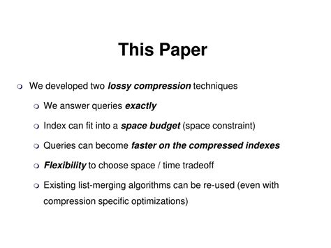 Ppt Space Constrained Gram Based Indexing For Efficient Approximate