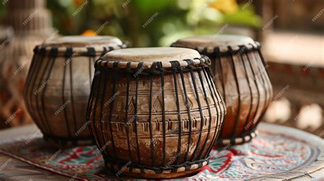 Premium Photo Tabla A Pair Of Hand Drums Is A Popular Percussion