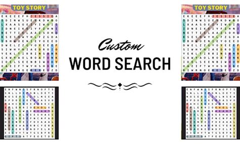 Create Custom Word Search Puzzles By Lukesumner Fiverr