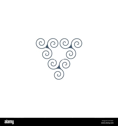 Geometric Triangle Unity Abstract Logo Design Technology Business Identity Concept Creative